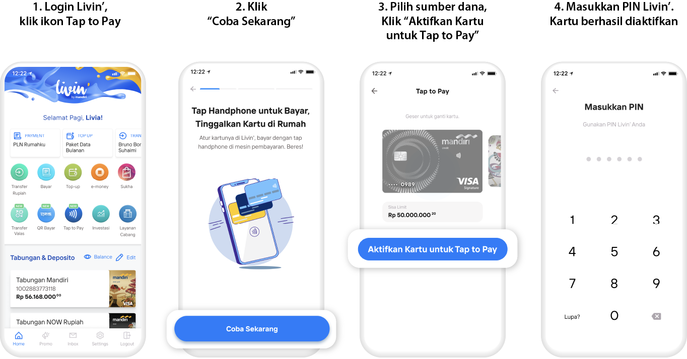 Fitur Tap to Pay Mandiri Kartu Kredit || Mandiri Kartu Kredit