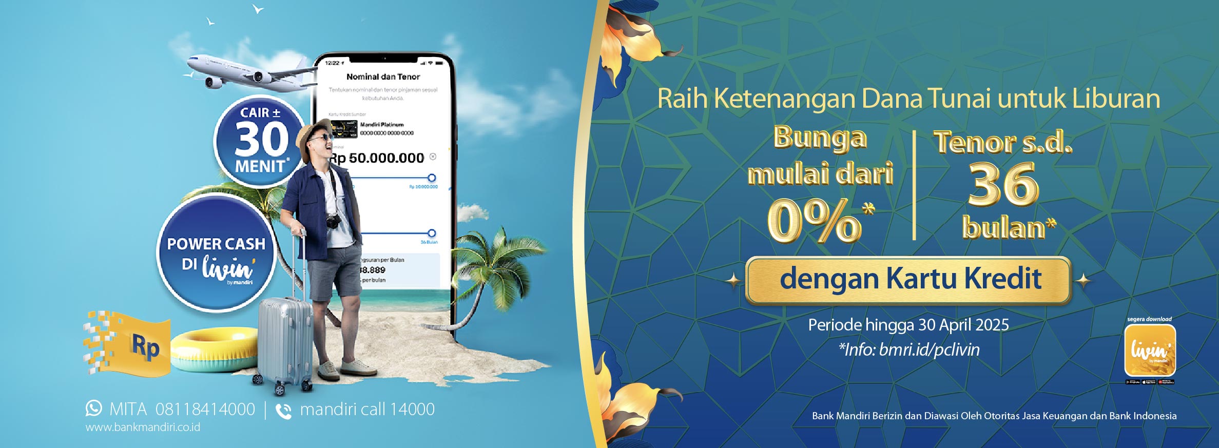 Program Powercash di Livin' by Mandiri (bmri.id/pclivin) || Mandiri ...