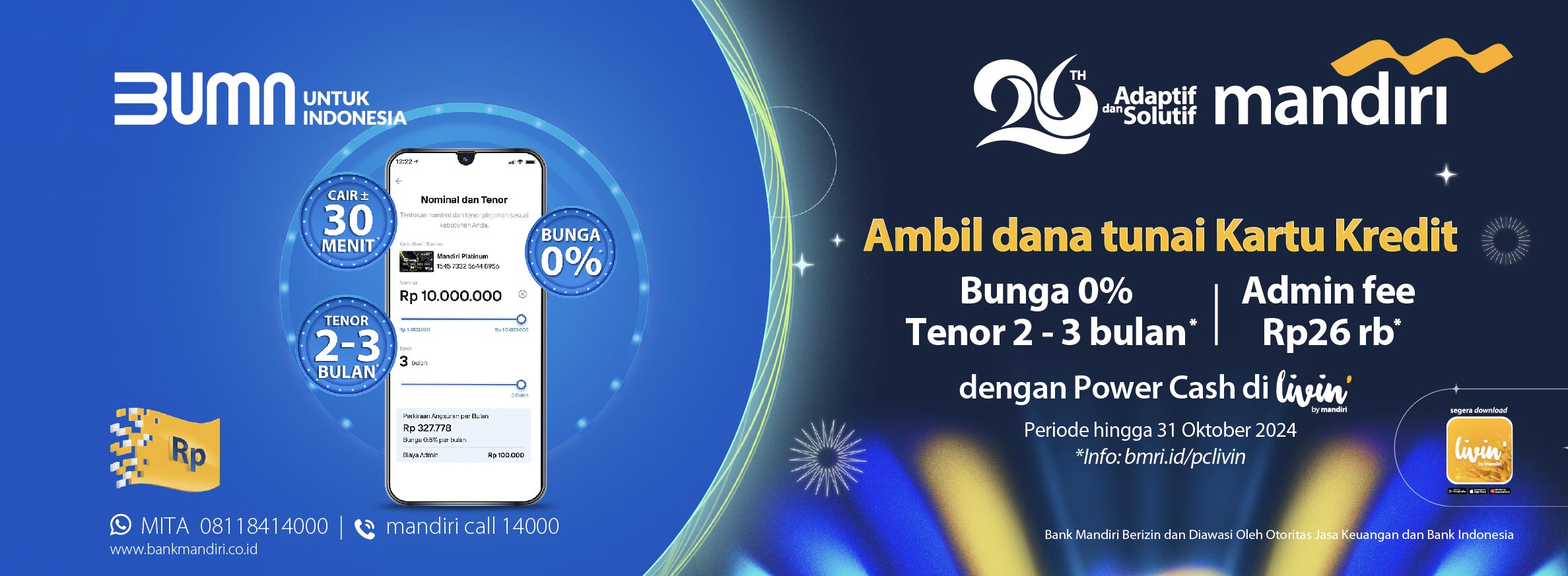 Program Powercash di Livin' by Mandiri (bmri.id/pclivin) || Mandiri ...