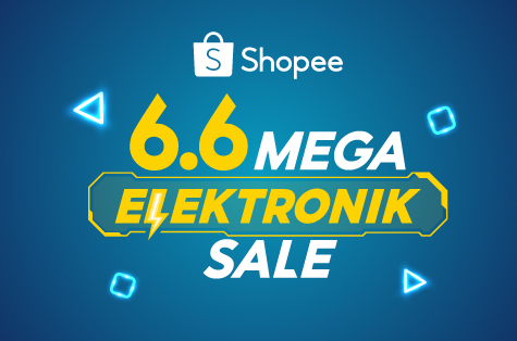 Shopee - Shopee 6.6 Mega Elektronik Sale Diskon 8% sd Rp1jt dengan Mandiri Kartu Kredit ...