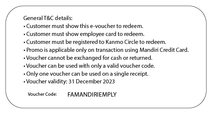 Mandiri - Promo di KANMO FOOTWEAR khusus pegawai Bank Mandiri Diskon ...