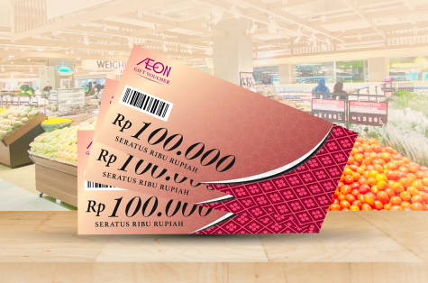 AEON - Grand Opening - Bonus Voucher Rp 100 Ribu || Mandiri Kartu Kredit