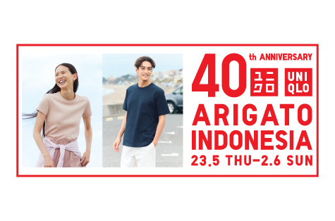 Uniqlo - Promo di UNIQLO Indonesia 40th Anniversary dengan Kartu Mandiri Cashback hingga ...