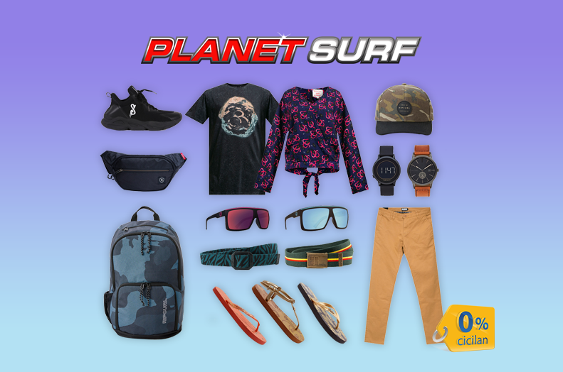 Planet Surf - Diskon hingga 10% + 20% dengan Livin’poin dan cicilan 0% ...