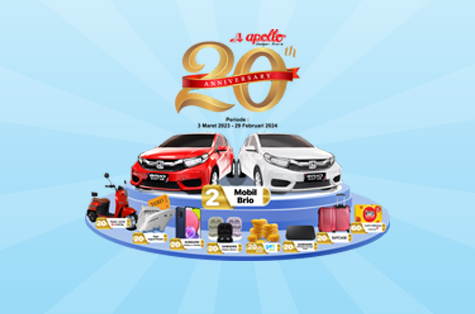 Apollo - Apollo Gadget Store 20th Anniversary! Kupon Undian Berhadiah ...
