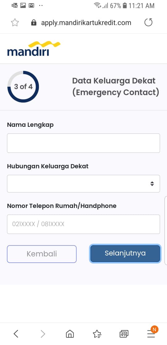 FAQ Program Pengajuan Mandiri Kartu Kredit Secara Online ( bmri.id ...