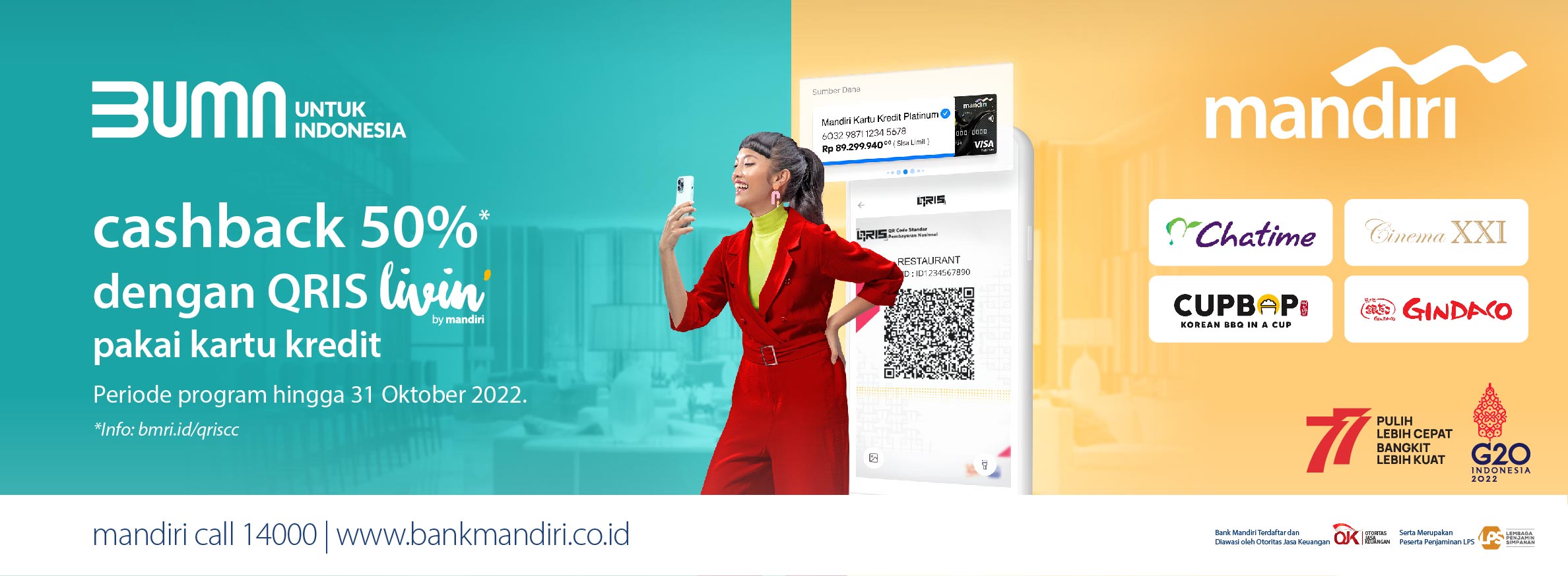 QRIS Launching Promo || Mandiri Kartu Kredit