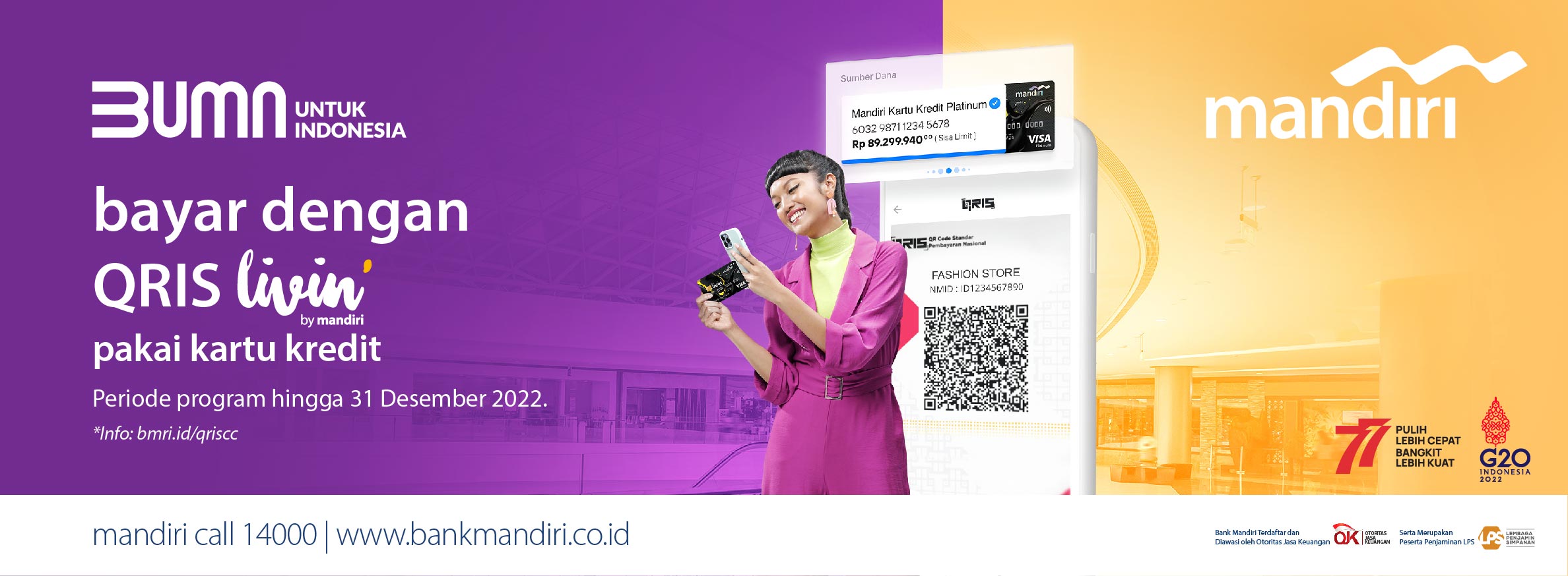 QRIS Launching Promo || Mandiri Kartu Kredit